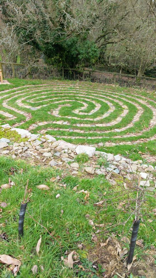 Treargel Labyrinth - Labyrinths in Britain